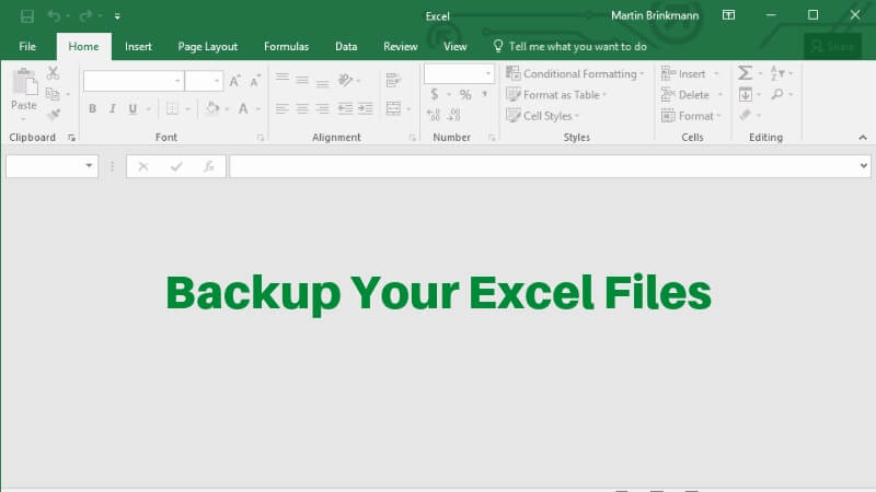 Powerful And Useful Ways To Backup Your Excel Files 