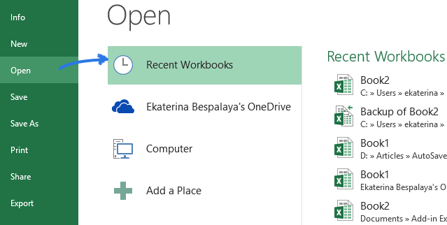 How To Recover Excel File After Crash
