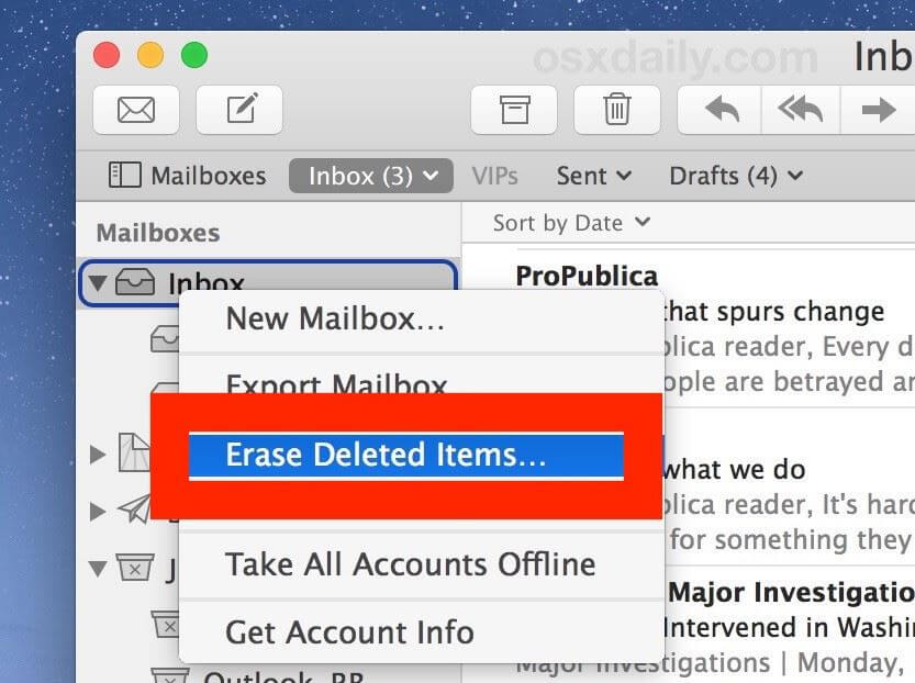 Trash Mail Recovery How To Recover Deleted Mail From Trash On Mac